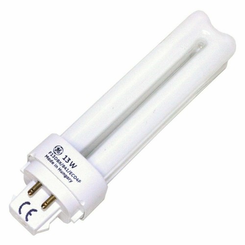 GE 97597 F13DBX/SPX41/4P 13W T4 Double Tube CFL 4pin G24q-1 4100k Cool ...