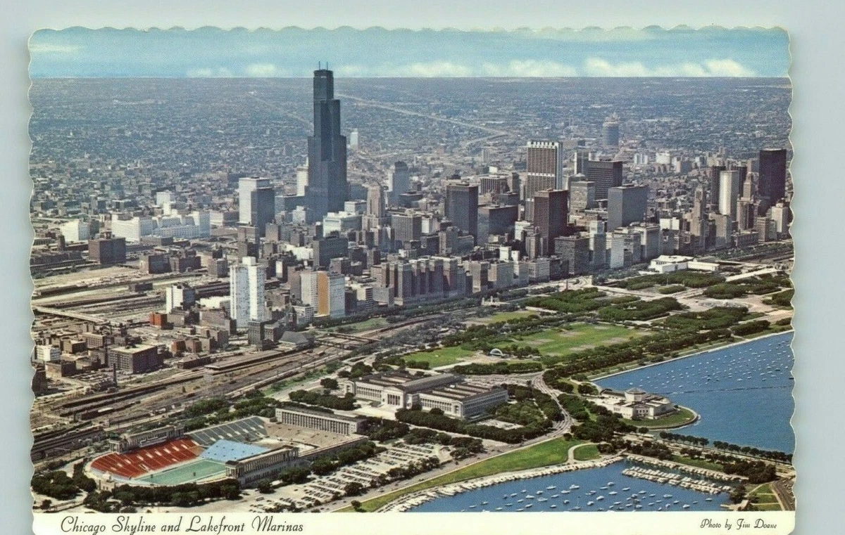 Old Chicago Skyline