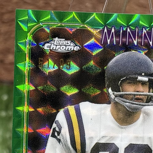 2024 Topps Chrome Green Geometric Refractors Paul Krause AUTO 59/99 ...