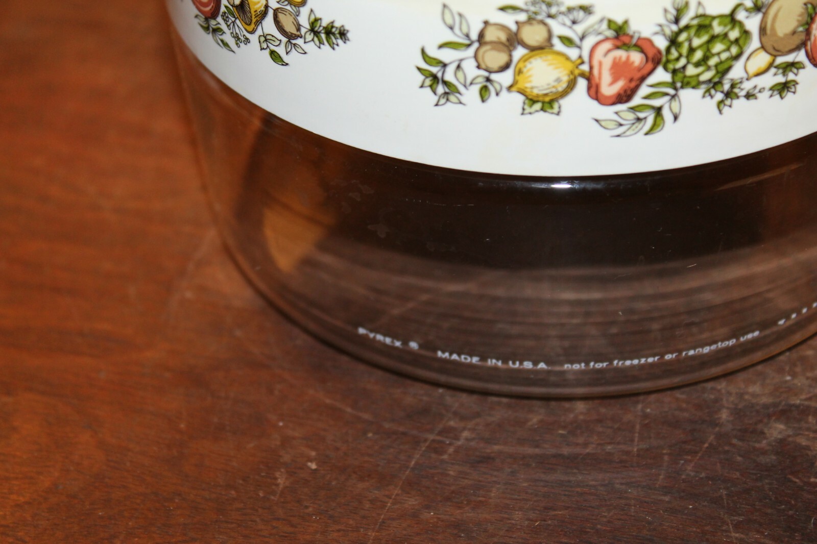 Vintage Pyrex Spice Of Life Canister Jar 6" Wide x 4" Tall | eBay