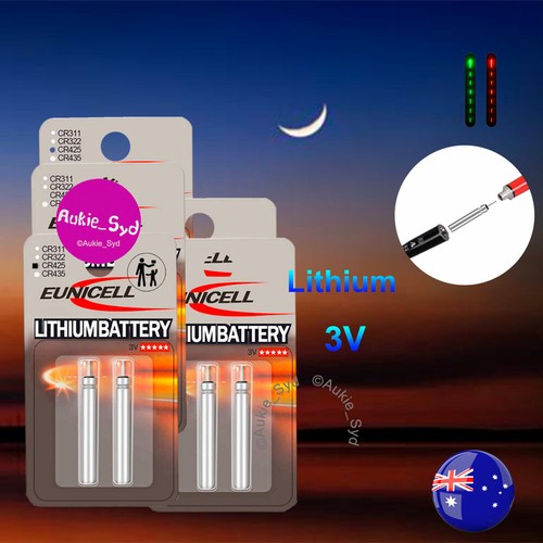10 x CR425/BR425 Lithium Battery Fishing LED Float Blister Eunicell 3V ...
