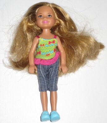 Barbie VIVECA Doll Chelsea & Friends 2011 5" Green Navy One Piece ...