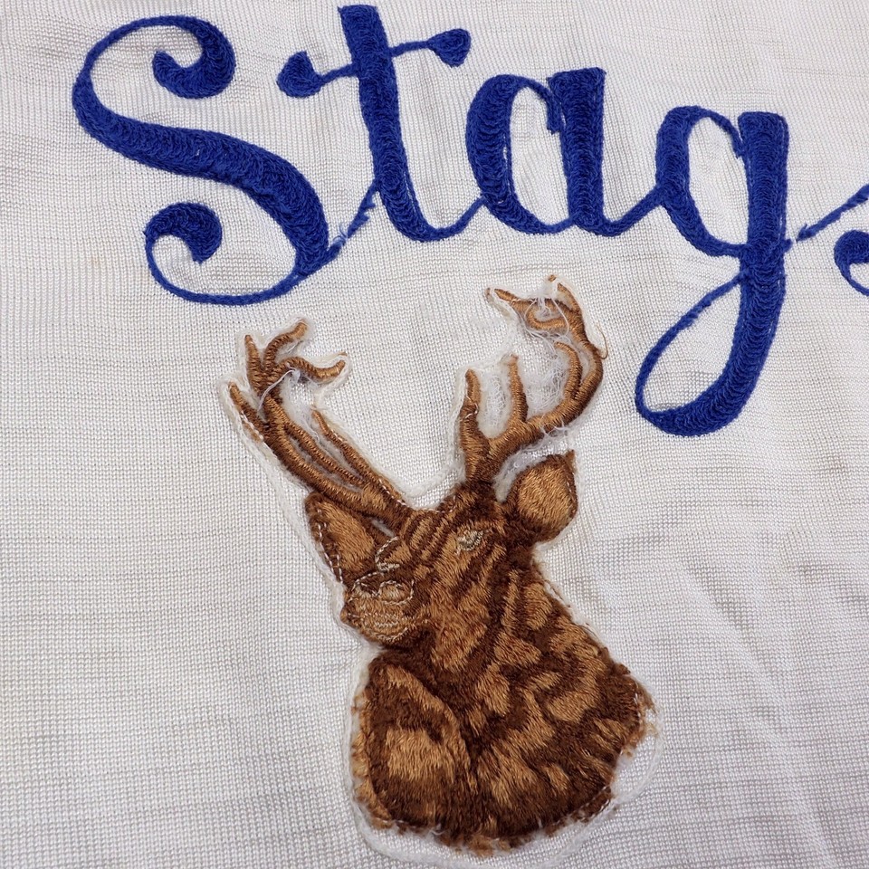 VTG 1940s /50s Durene Football Jersey STAGS Made USA Warners Athletic ...