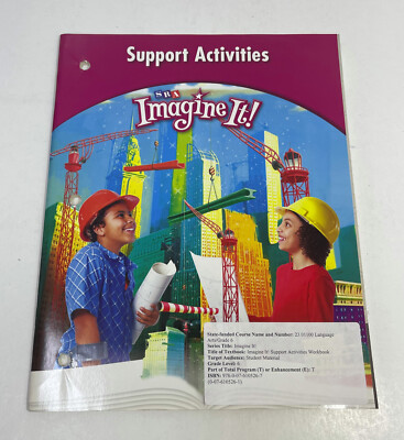SRA Imagine It! SUPPORT ACTIVITIES - Student Material - Grade 6 | eBay