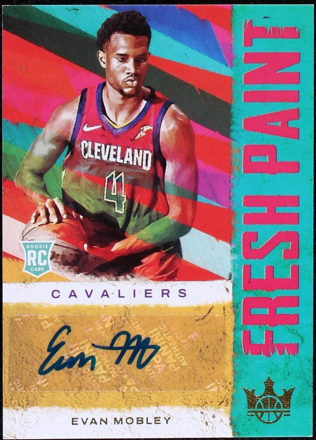 2021-22 Panini Court Kings - Fresh Paint Evan Mobley #FP-EMB /125 (AU ...