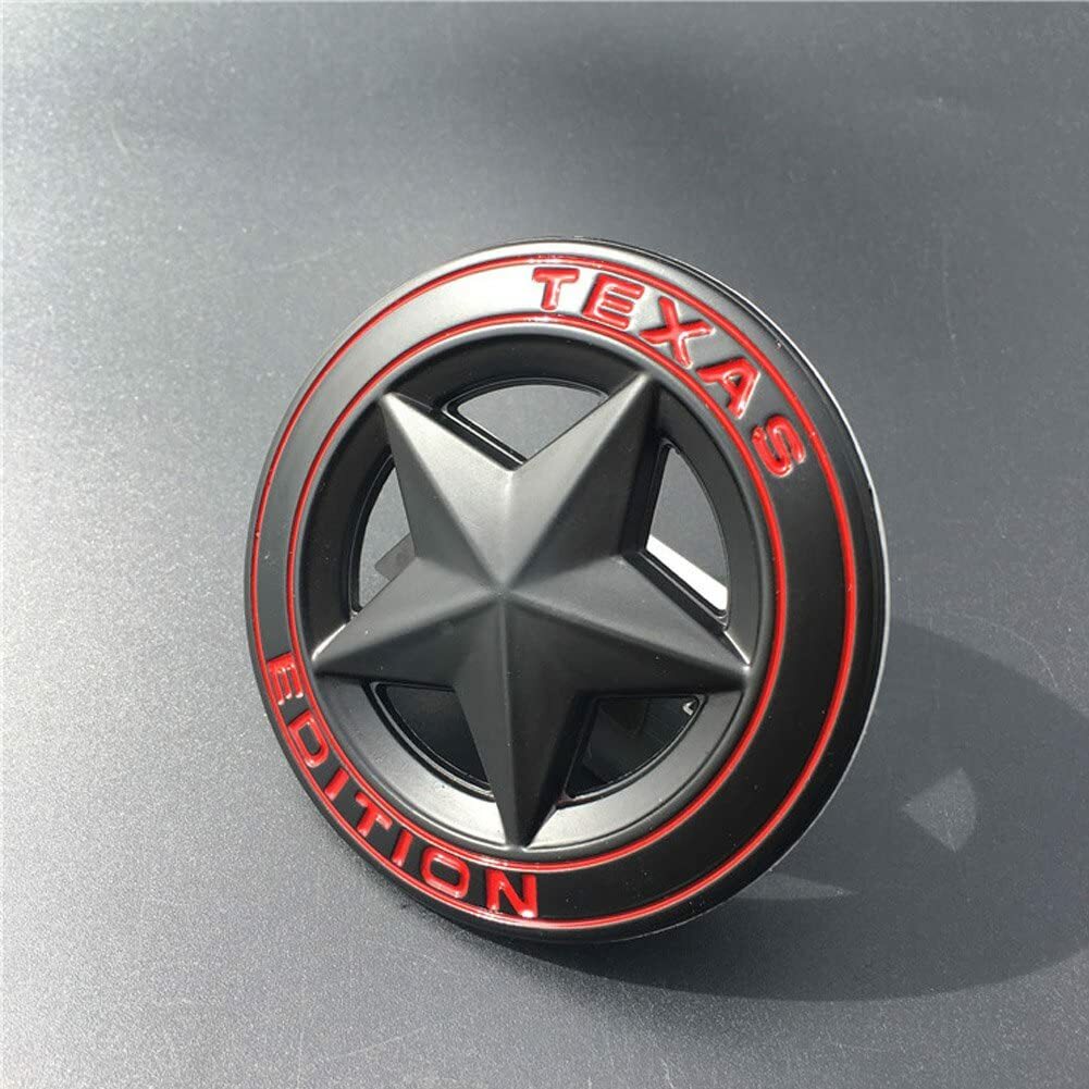 METAL BLACK TEXAS EDITION Emblem truck Stick fit chevy ford ram ...