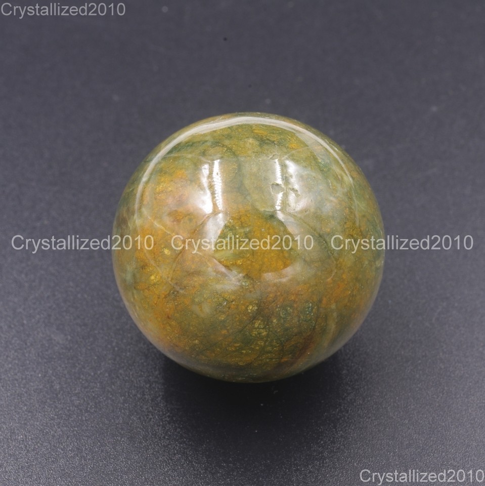 Natural Gemstone Round Ball Crystal Healing Sphere Massage Rock Stones ...