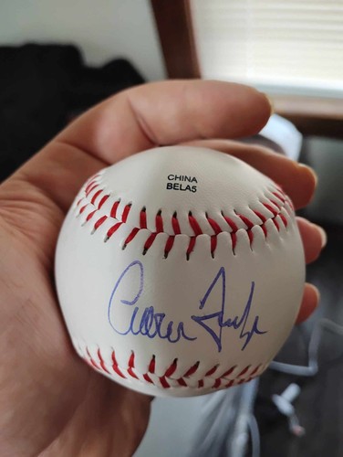 Aaron Judge signed autograph baseball New York Yankees | eBay