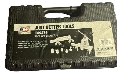 JB Just Better Tools 45° Flare/Swage Tool Set T20275 | eBay
