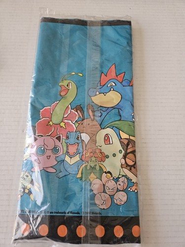 Nintendo POKEMON Plastic Table Cover NEW 54" x 96" 18100660109| eBay