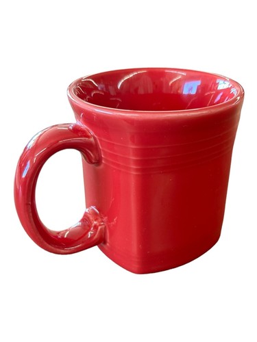 Fiesta - Scarlet Red Retired Square Mug Homer Laughlin Ceramic Coffee ...