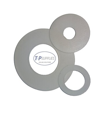 Clear Silicone Washer 2mm thick x5 Pick your own size Diameter upto ...