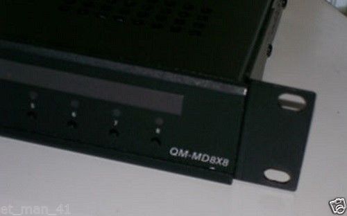 CRESTRON QM-MD8x8 VIDEO MATRIX SWITCHER AUDIO PROCESSOR | eBay