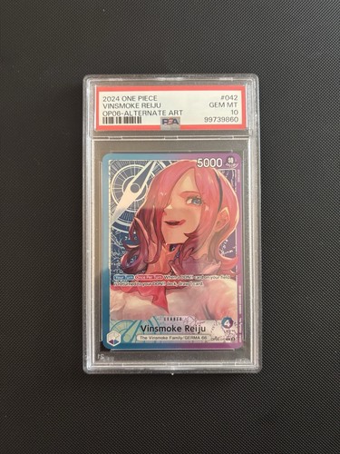 Vinsmoke Reiju OP06-042 Alt Art Leader One Piece English - PSA 10 Gem ...