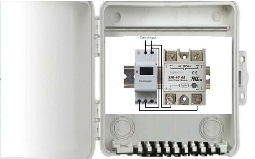 Digital Timer 7Day 24H, 40A 30A Time Switch Pool, Heater 4pole ...