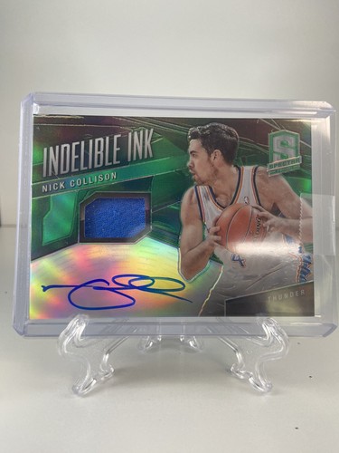 2013-14 Panini Spectra Indelible Ink Nick Collison Jersey Autograph ...