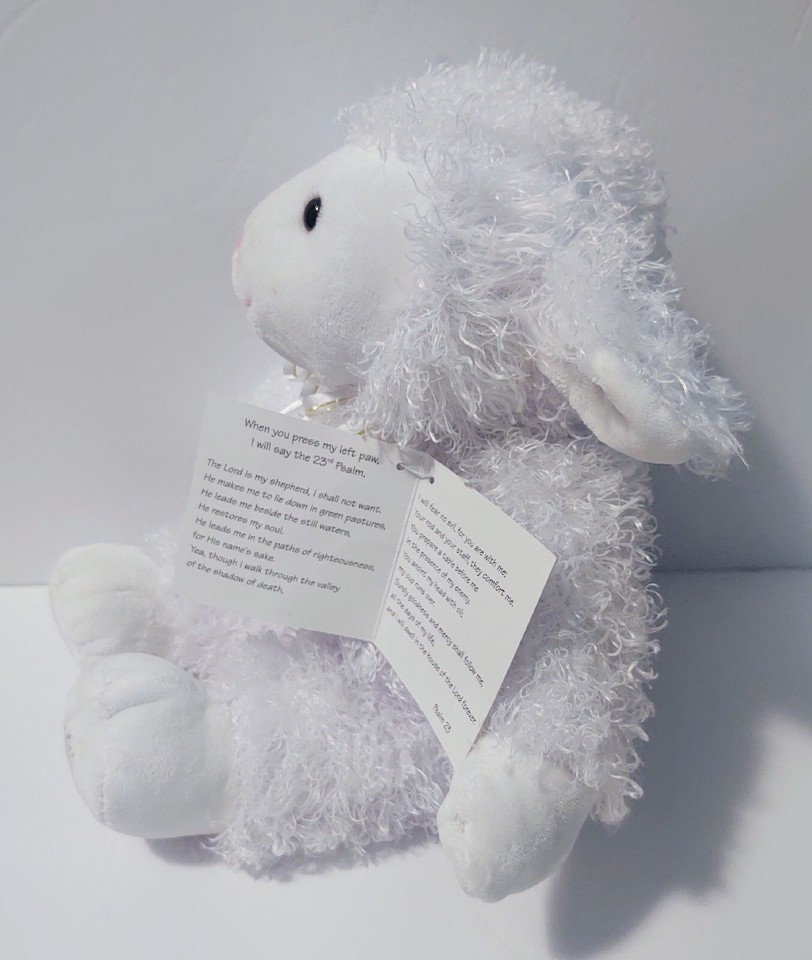 Princess Soft Toy Stuffed Plush White Sheep Lamb Pray Praying Prayer ...