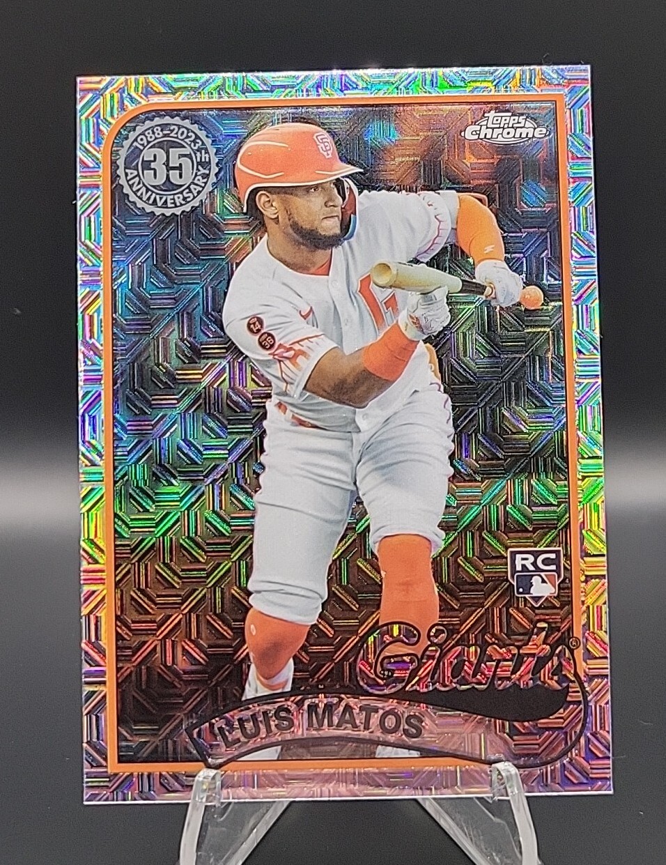 2024 Topps Series 1 Luis Matos Silver Pack Chrome Mojo Rookie #T89C-30 ...