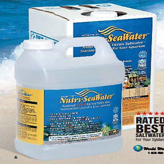 Nutri-Sea Water 4.4 gallons Aquarium Marine Reef Seawater Saltwater ...