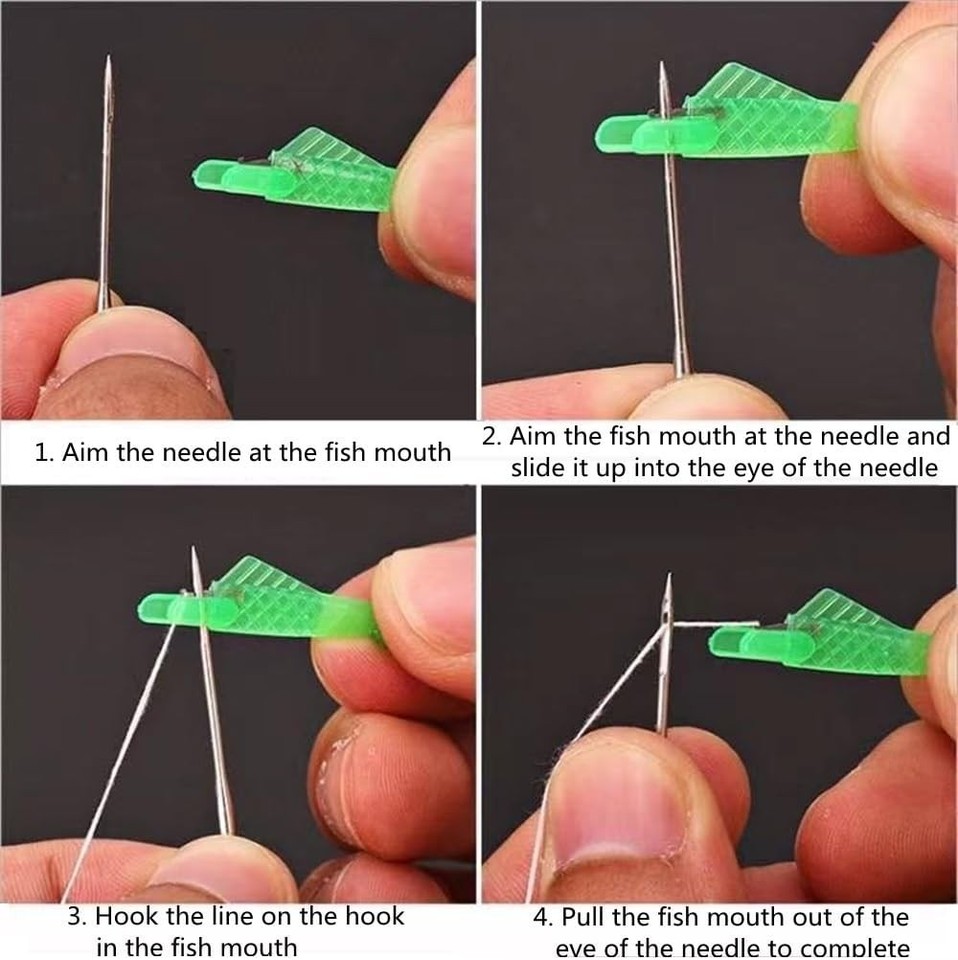 Fish Mouth Sewing Machine Needle Threader, 10pcs | eBay