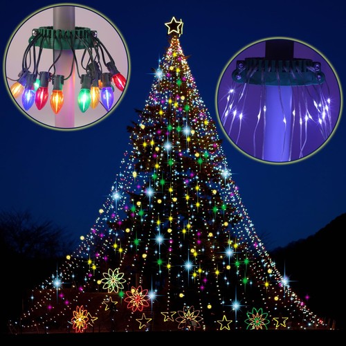 Christmas Tree Mega Topper Light Hook Christmas Mega Tree Topper Flag ...