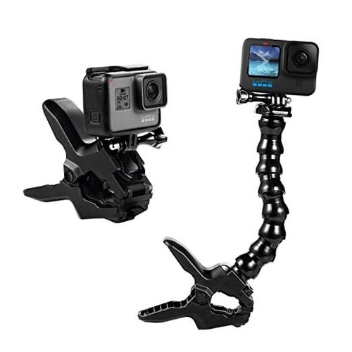 Jaws Flex Clamp Mount Gooseneck Mount for GoPro Hero 13 Hero 12 Hero 11 ...
