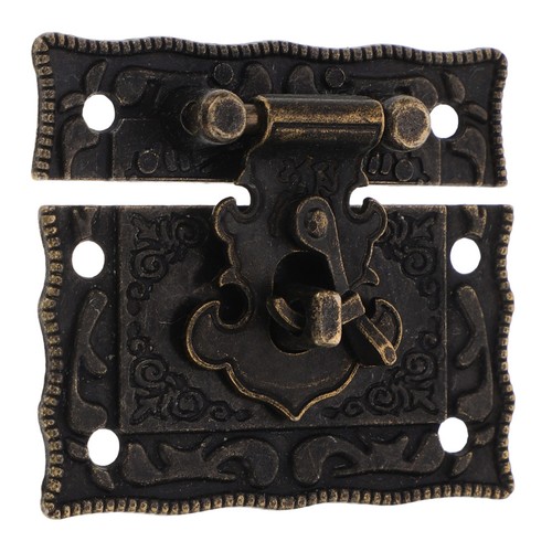 Metal Buckle Lock Fastener Hasp Wood Case Closure Box Clasp Latch ...