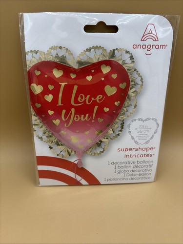Anagram I Love You Supershape Intricate 23” Decorative Balloon | eBay