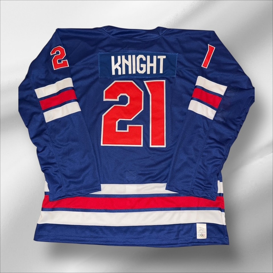 HILARY KNIGHT TEAM USA 2026 OLYMPICS CUSTOM BLUE JERSEY ALL SIZES ...