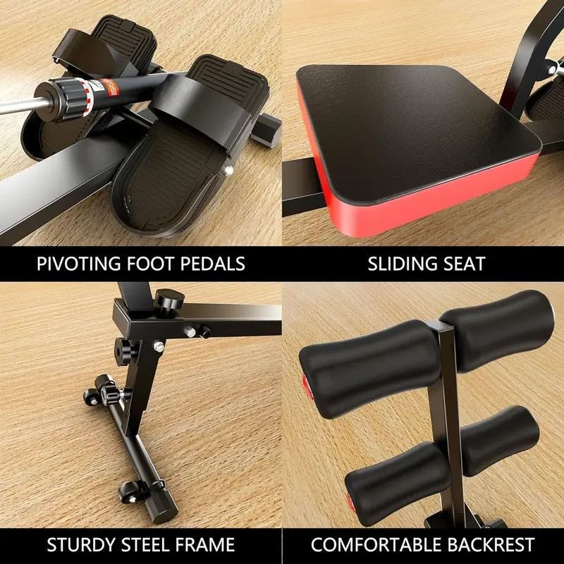 Magnetic Rowing Machine for Home Adjustable Booster Burn Fat & Sculpt ...