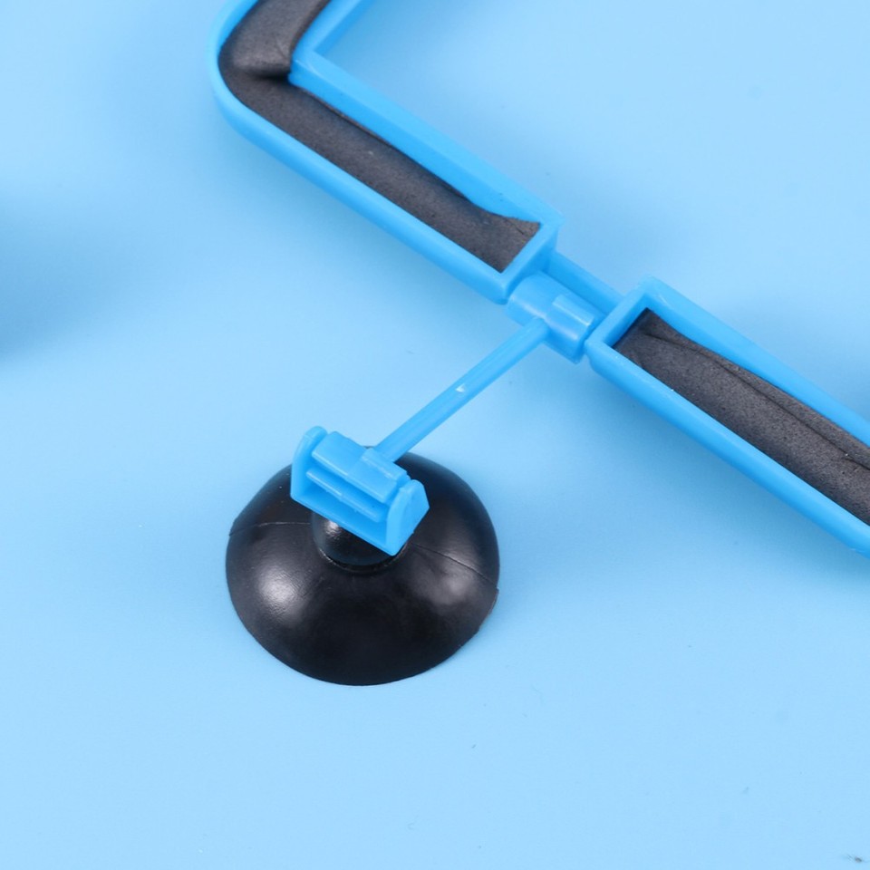 2 Pcs Aquarium Fish Feeding Feeder Floating Food Circle Plastic Blue ...