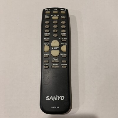 OEM Sanyo UNIVERSAL Remote Control RMT-U100 | eBay