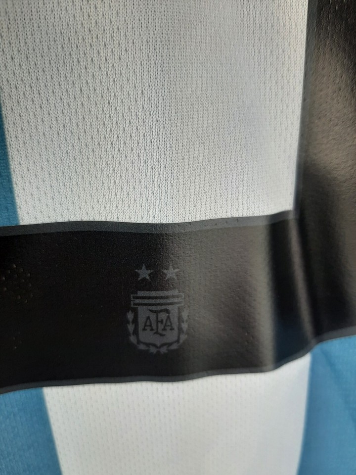 NEW 2022 adidas Authentic Argentina Lionel Messi Home Jersey Size XXL ...