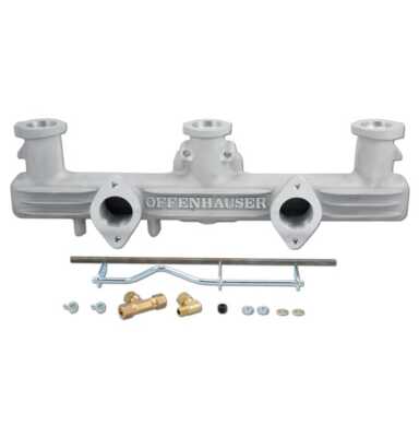 1954-59 Offenhauser Dual Intake Manifold 235 & 261 for Chevy, GMC Truck ...