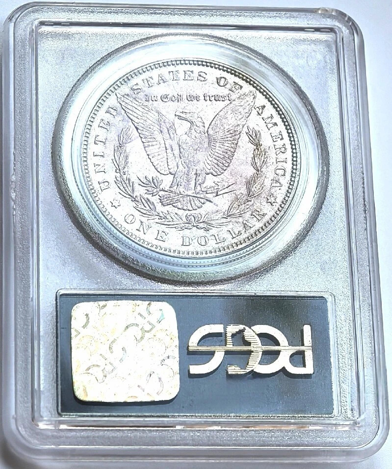 1887p PCGS-MS64 Morgan Old Green Holder | eBay
