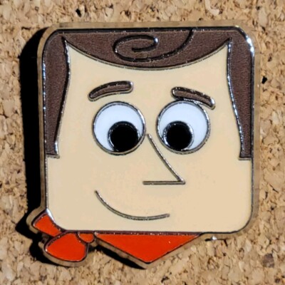 Disney Trading Pin 130437 - Toy Story Woody - Pixar - Square Head ...