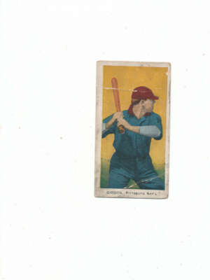 1910 e93 George Gibson Pittsburgh Pirates caramel card gd bxm | eBay