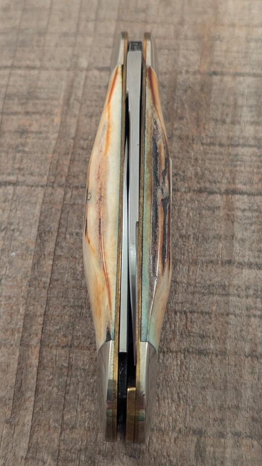 RARE 1994 Case XX Classics Polished Stag Long Pull 4.5" Elephant Toe ...