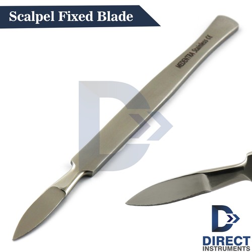 Surgical Scalpel Blade Fixed Handle Knife Medical Skin Cut Tissue ...