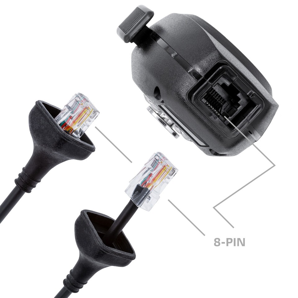 6 PIN Durable KMC-30 Mobile Radio Microphone for Kenwood KMC-30 KMC-32 ...