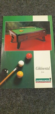 Hazel Grove Music HGM Superleague The Continental Pool Table Flyer A4 ...