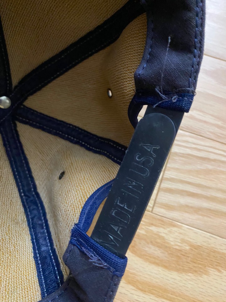 VTG Pointer Brand 80s Patch Blue Denim Trucker Snapback Hat USA RARE | eBay