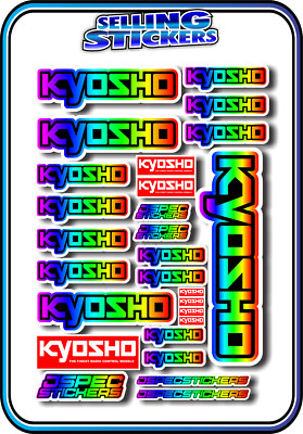 KYOSHO MODEL RC CAR DRONE BOAT BUGGY MINI Z STICKERS DECALS ROBOT R/C ...