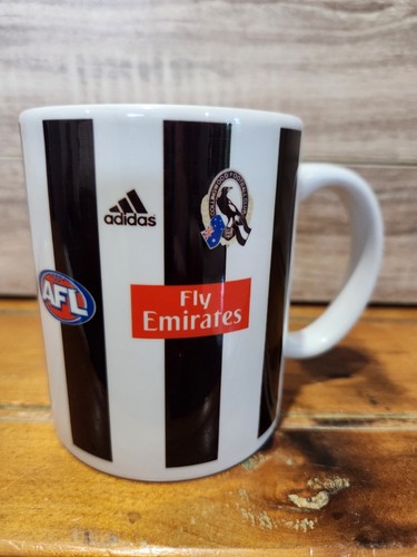 Collingwood Magpies AFL Jersey Coffee Mug Early 2000's Tara 32 Pre ...