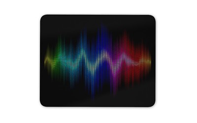 Colourful Equaliser Mouse Mat Pad - Music Student Teen Cool Computer ...