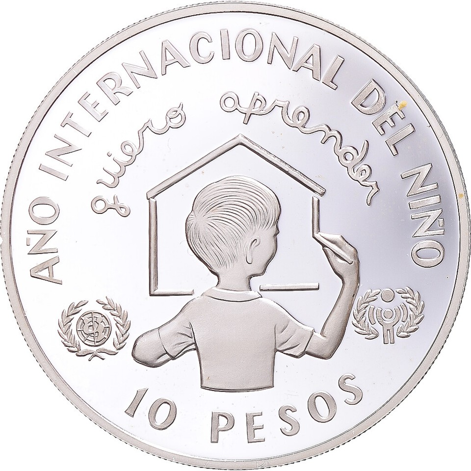 [#1171672] Coin, Dominican Republic, 10 Pesos, 1982, Dominican Republic ...