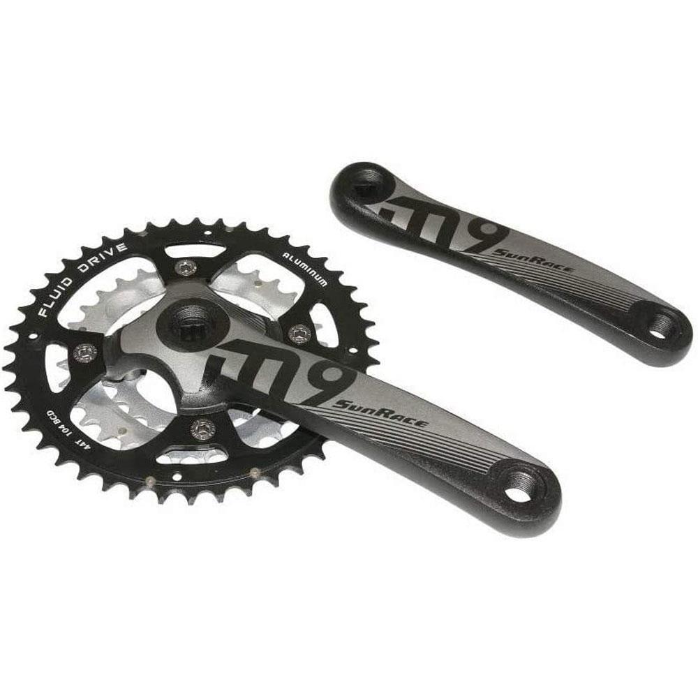 Triple Front MTB Crankset SunRace chain set M914 44 32 22T 9 speed ...