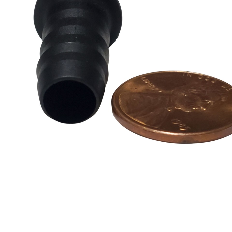 Fuel Line Splice connector fits 8mm or 5/16" rubber line for gas, water ...