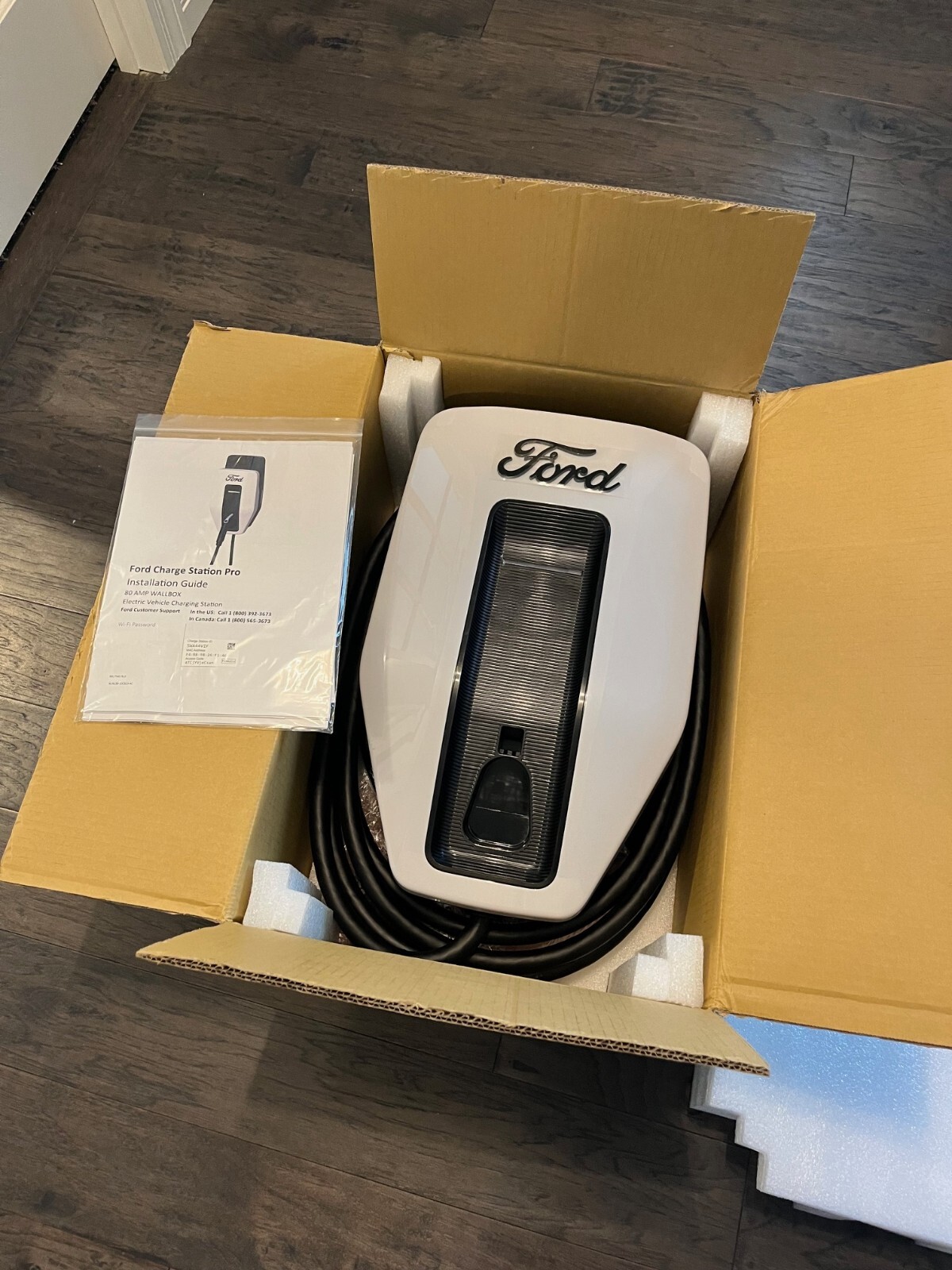New In Box Ford Charge Station Pro, 80 Amp Charger, F150 Lightning and ...