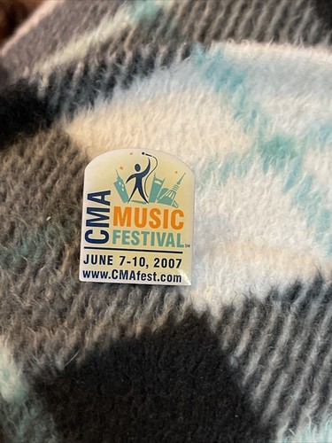 2007 CMA Music Festival Silver Tone Enamel Lapel Pin (CC) | eBay